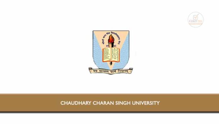 Chaudhary Charan Singh University CCSU Meerut Regular Faculty ...