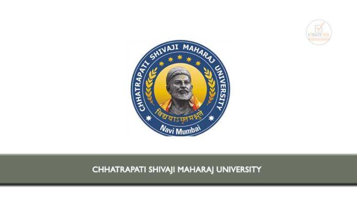Faculty Jobs 2026: Apply at Chhatrapati Shivaji University