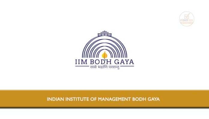 IIM Bodh Gaya Faculty Jobs 2026: Apply Now