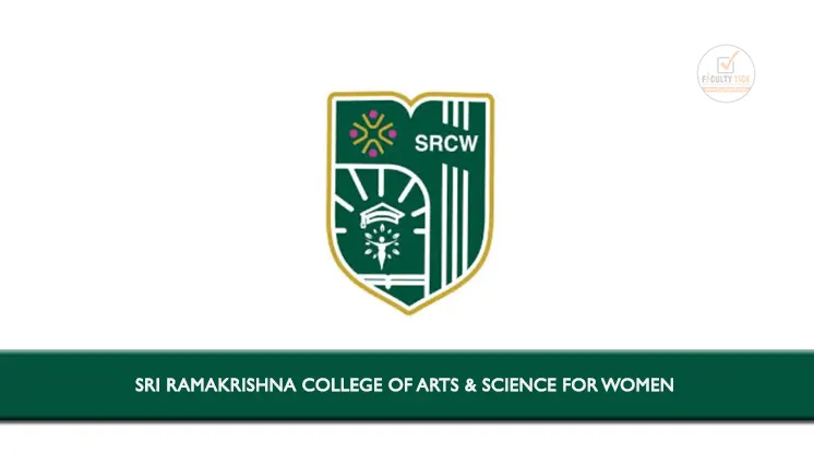 Teaching Faculty Jobs 2026: Apply Now at SRCW Coimbatore